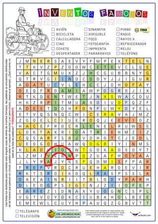 Sopa De Letras Circular Inventos Actiludis Sopa De Letras Dificil Images