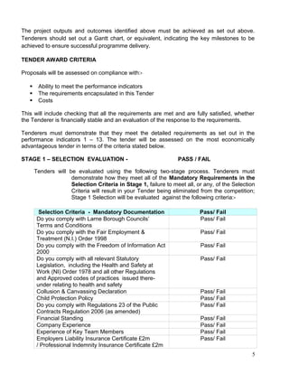 Larne Broadband Tender Spec | DOC
