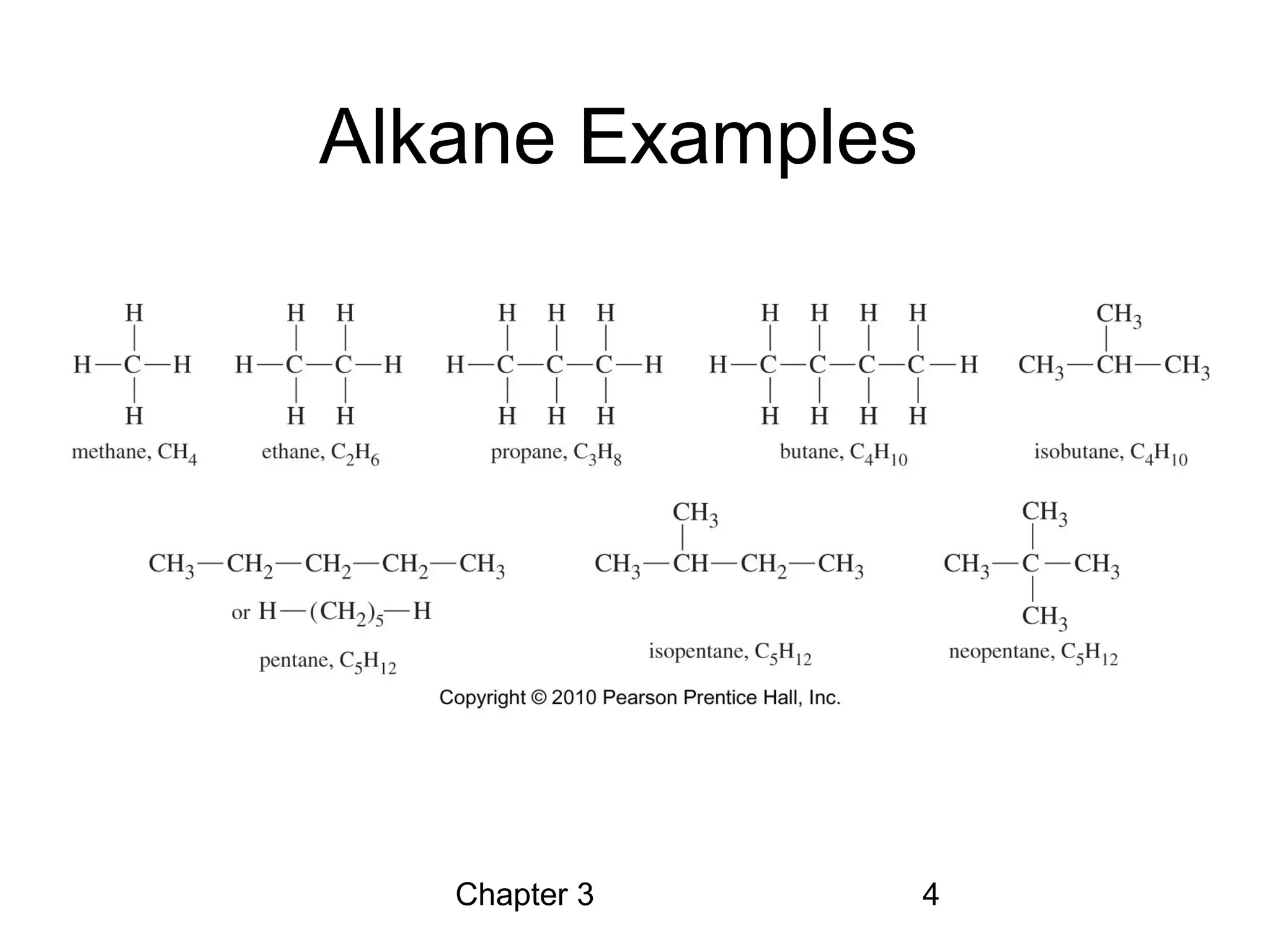 03 - Structure and Stereochemistry of Alkanes - Wade 7th | PPT