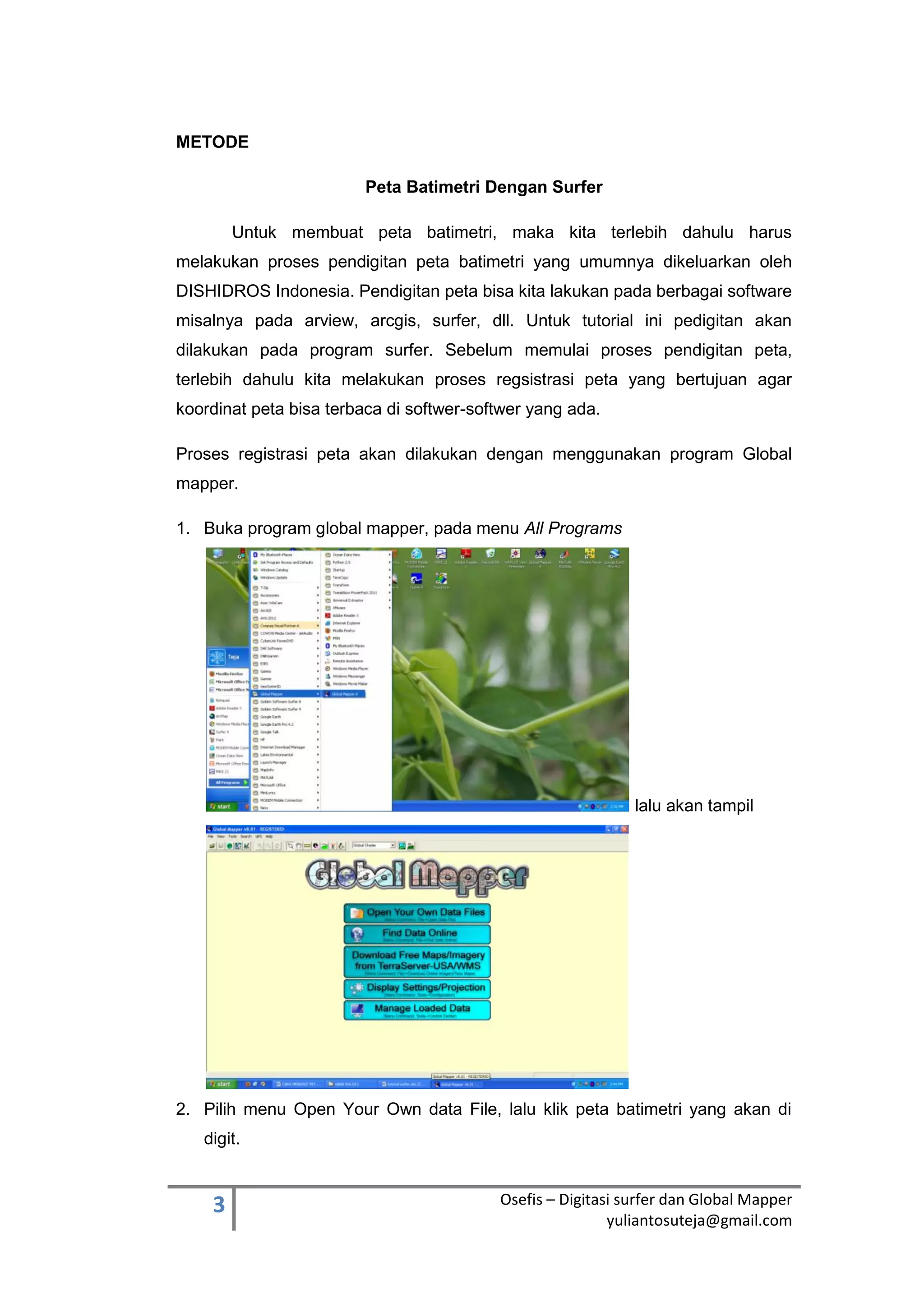 03 surfer-mendigit-peta-batimetri | PDF