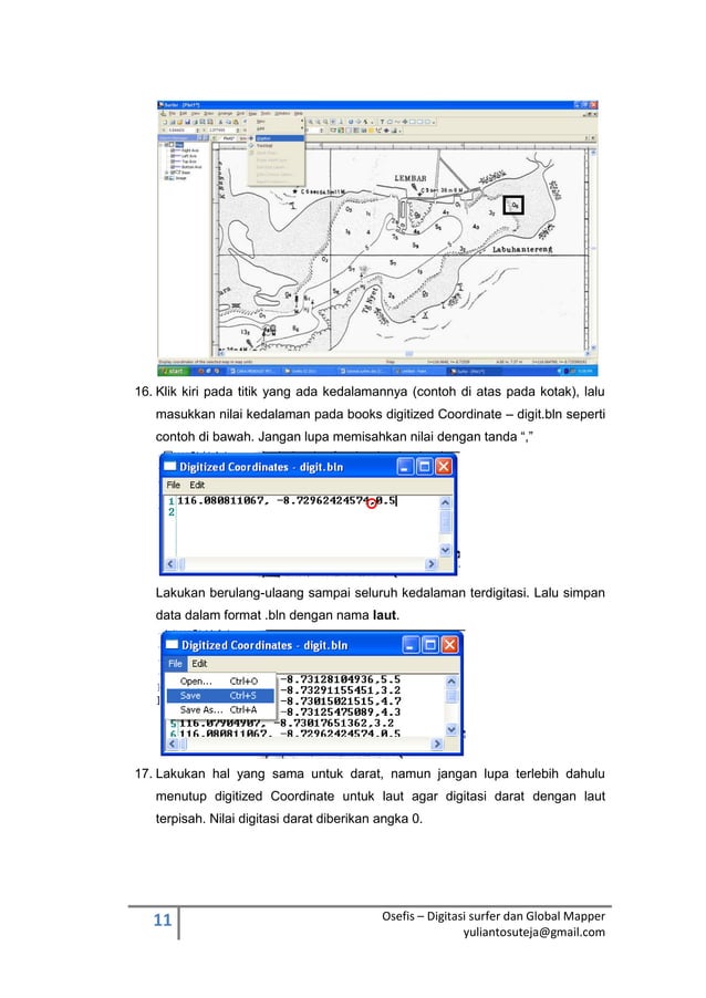 03 surfer-mendigit-peta-batimetri | PDF