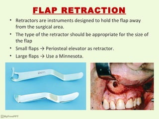 Surgical removal of teeth and roots