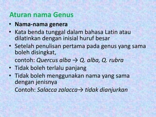 03 tata-nama-taksonomi-tumbuhan-tinggi | PPTX