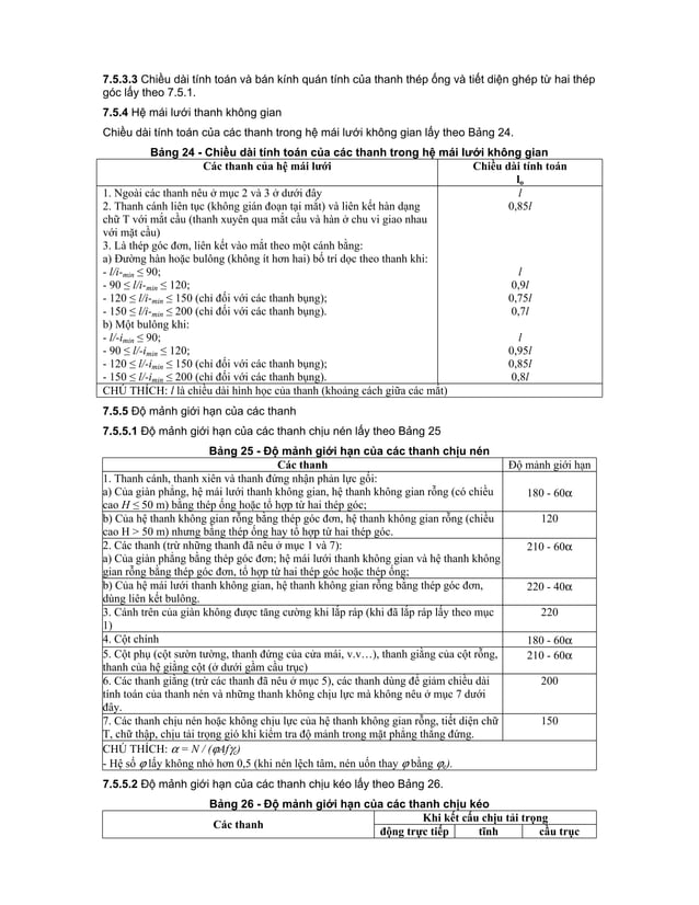 03 TCVN 5575-2012_Kết cấu thép - Tiêu chuẩn thiết kế | PDF