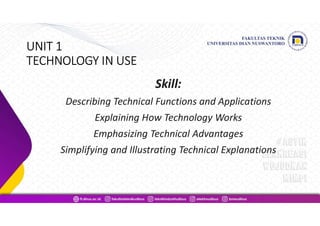 03 - Technology in Use - Describe Technical Function & Application 2022.pdf