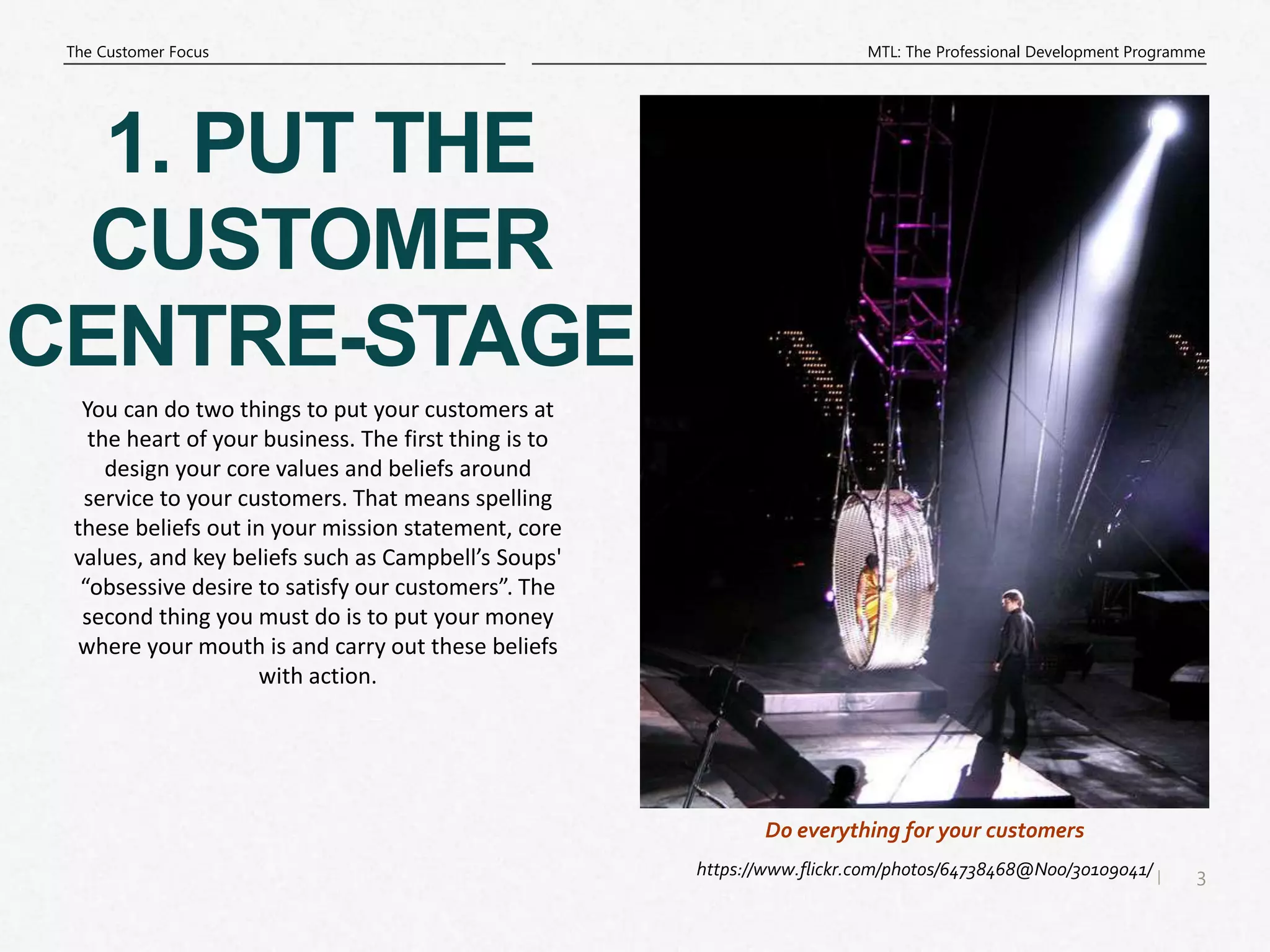 The Customer Focus | PPT