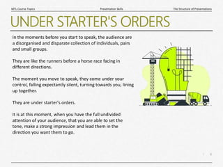 The Structure of Presentations | PPTX