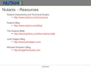 Nutanix - The Next Level in Web Scale IT Architectures is Here | PPT