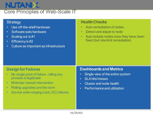 Nutanix - The Next Level in Web Scale IT Architectures is Here | PPT