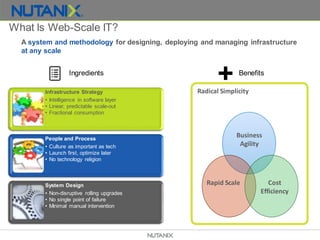 Nutanix - The Next Level in Web Scale IT Architectures is Here | PPT