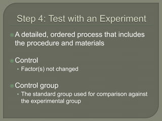 03 the scientific method | PPTX