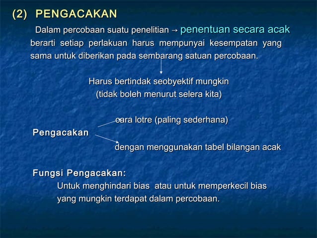 03. unsur dasar perancangan percobaan | PPT