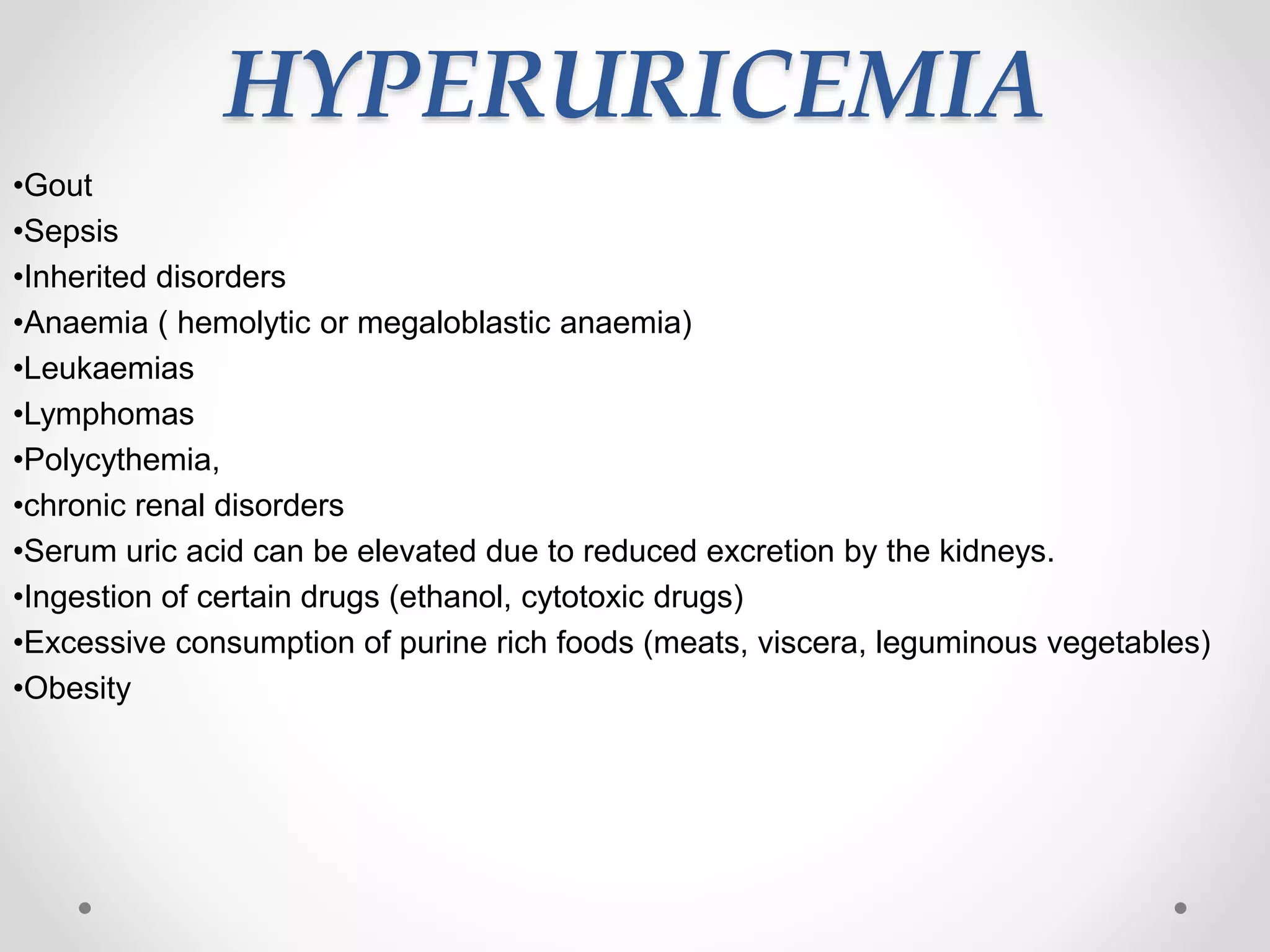 uric acid | PPTX