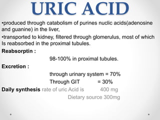 uric acid | PPTX