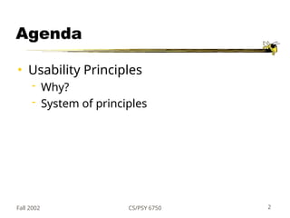 the Usability Principles of human Computer Interaction | PPT