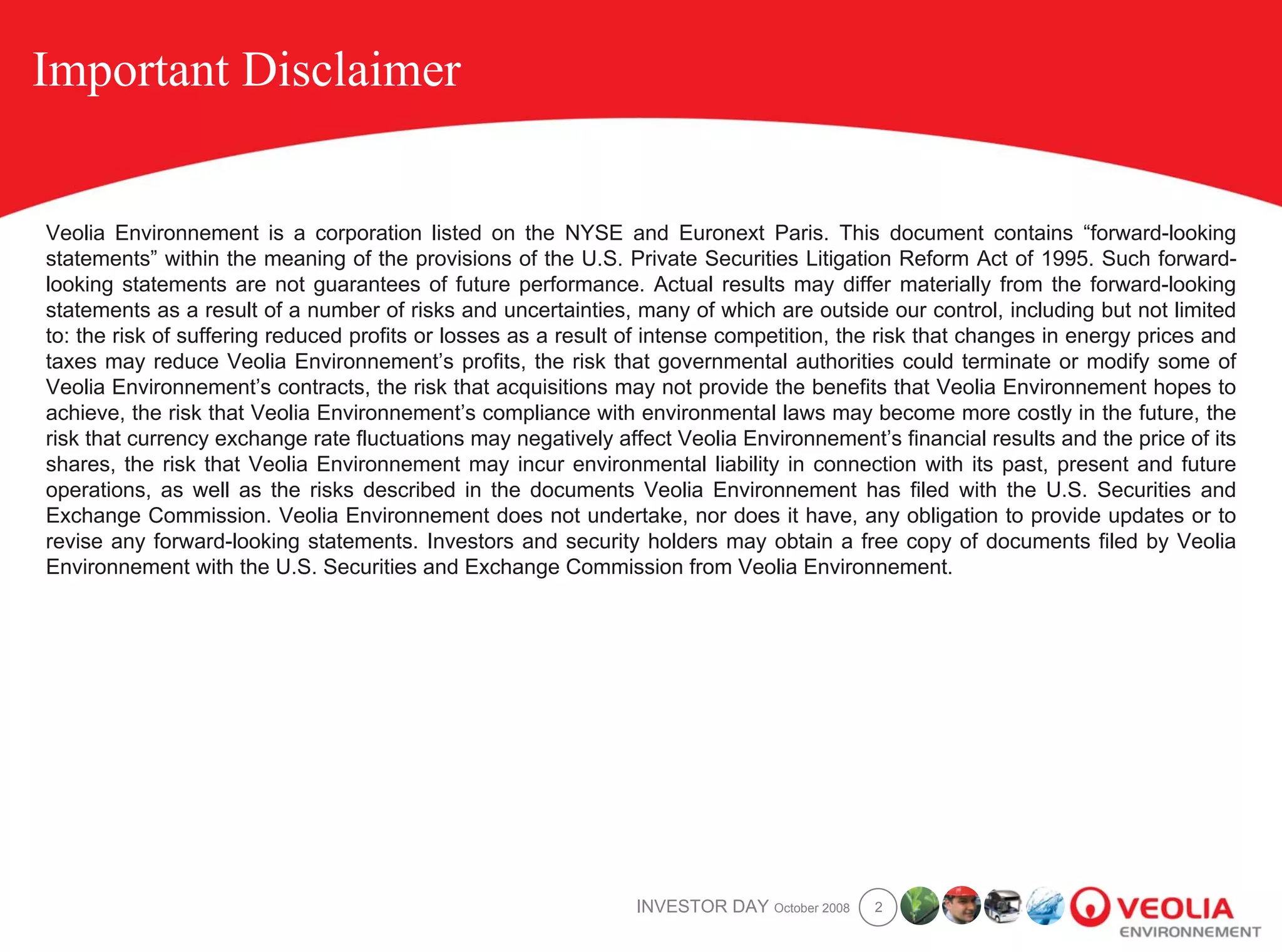 HP Presentation Strategy of Veolia | PDF