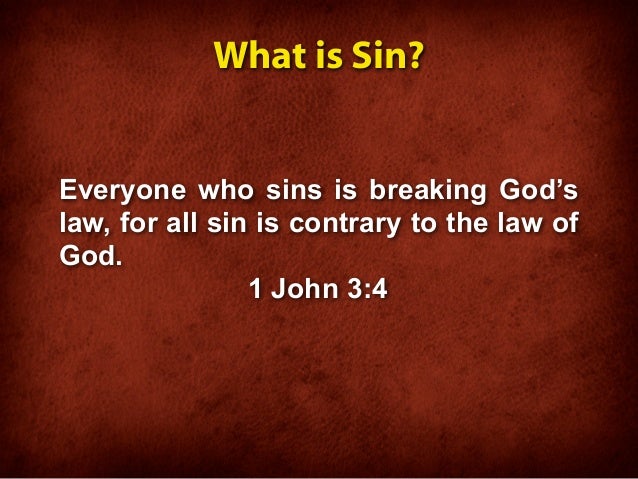 03. What is Sin?