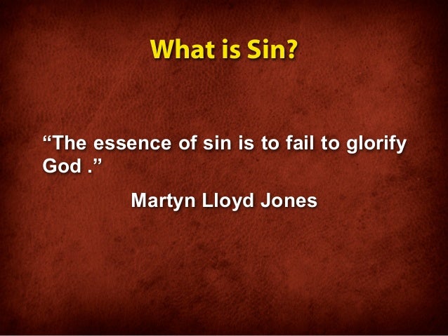 03. What is Sin?