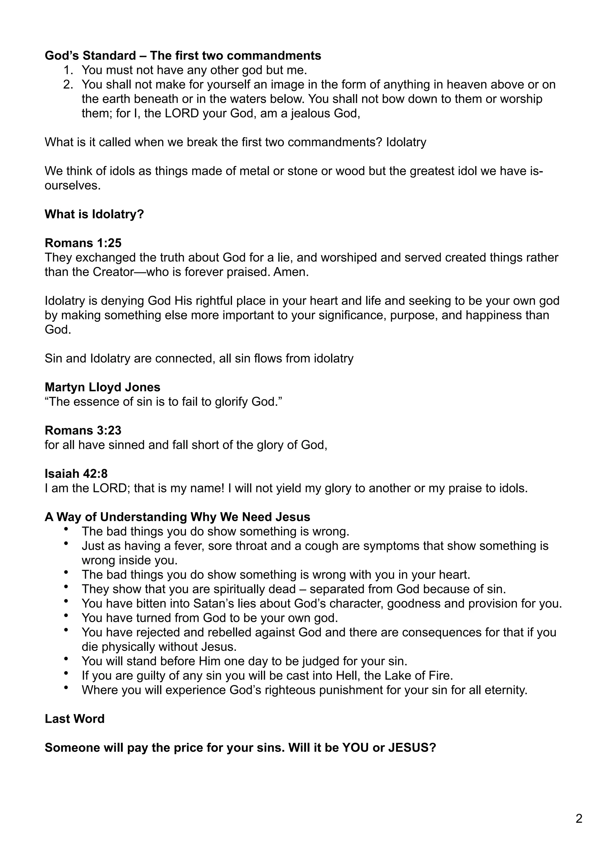 03. What is Sin? Notes | PDF