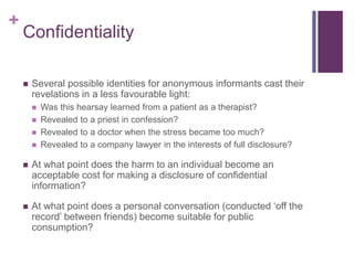 ETHICS10 - Wikileaks and the Ethics of Whistleblowing | PPT