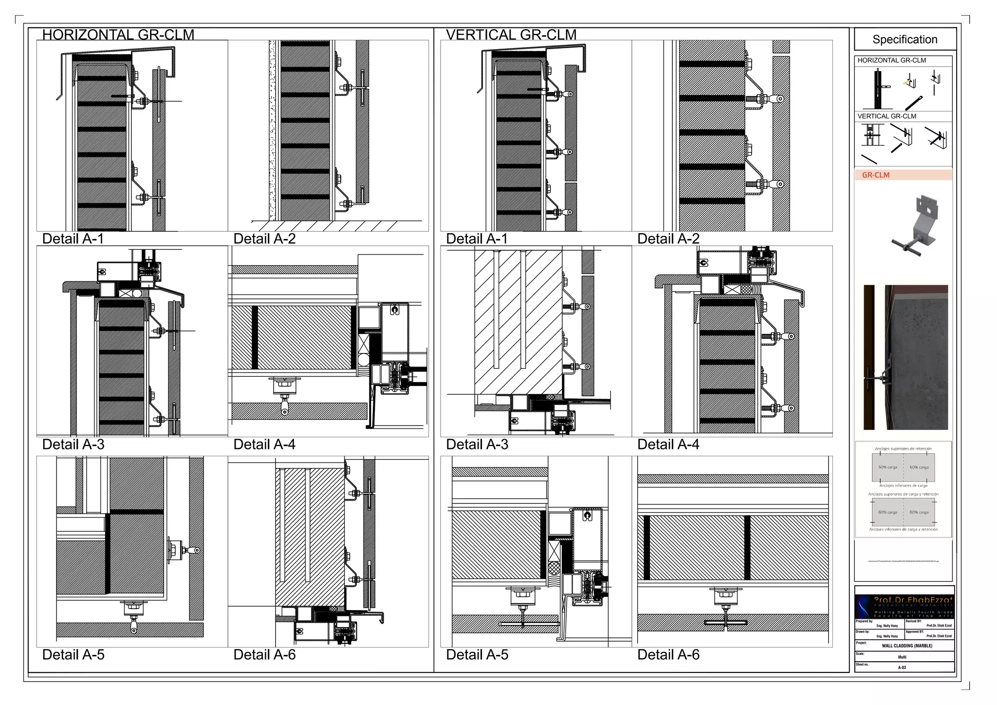05 working details-Marble cladding l-by Prof Dr. Ehab Ezzat 2019.pdf | PDF