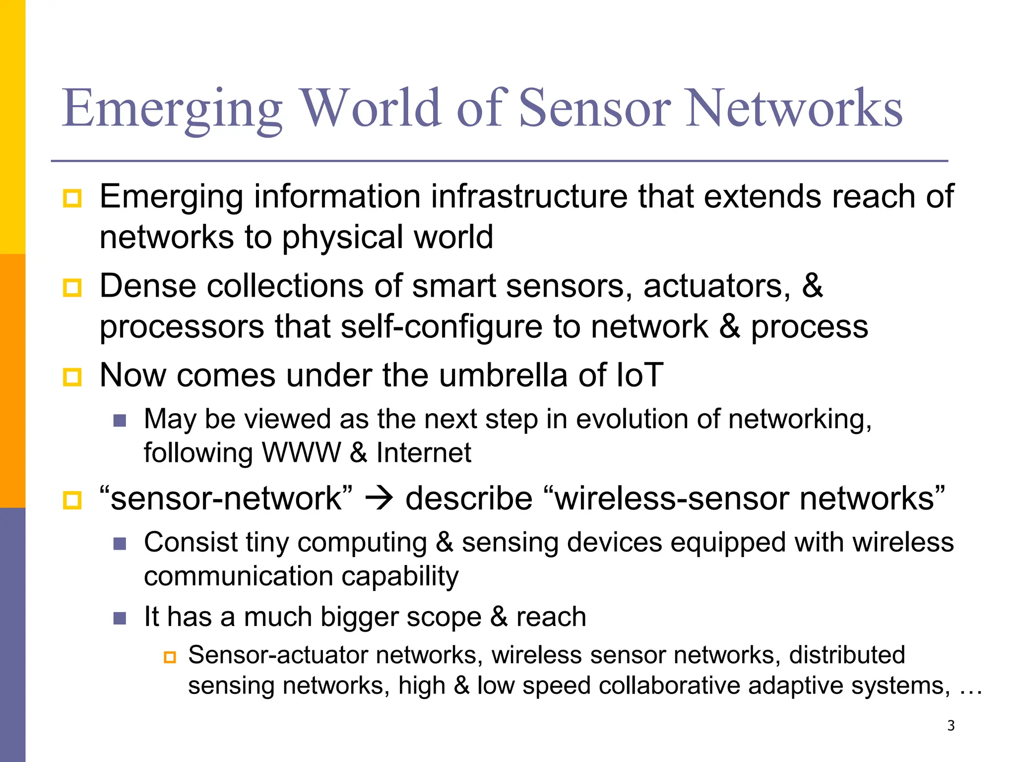 Wireless sensor networks | PPTX
