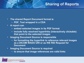 IHE Distributing Images: Cross-enterprise Document Sharing for Imaging ...