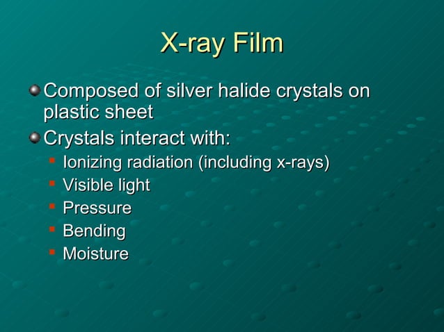 03 xray film etc | PPT