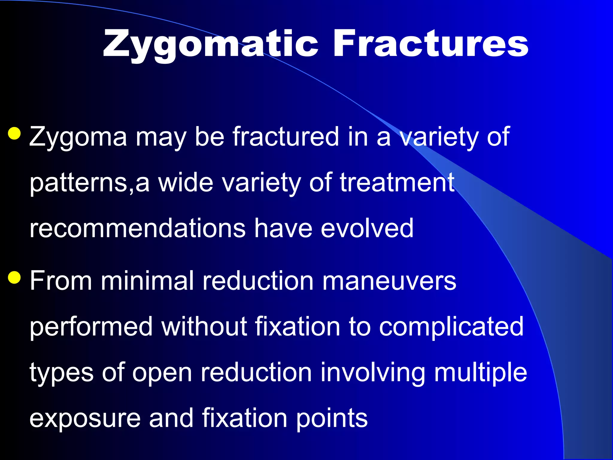 zygomatic reduction,which comes when | PPT