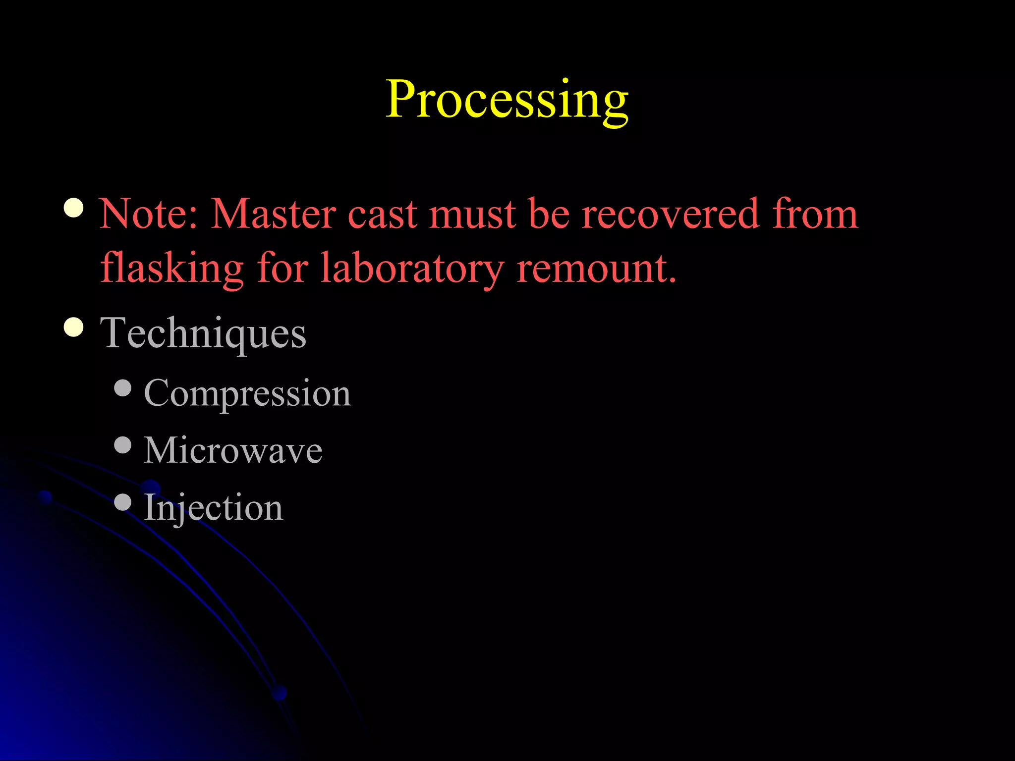 03 01 01_45-(flasking and processing complete denture) | PPT