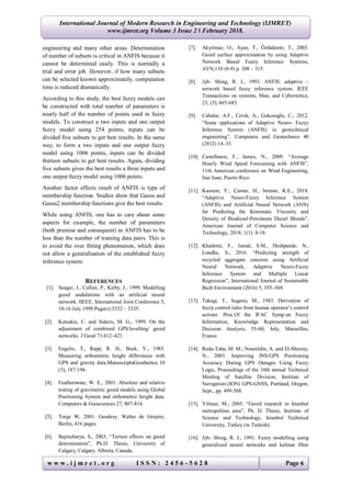 How to Decide the Best Fuzzy Model in ANFIS | PDF