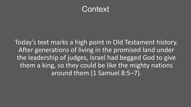 Jesus and the Davidic Covenant | PPT