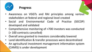 Support to Responsible Agricultural Investment (S2RAI) in Ethiopia | PPT