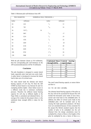 Foundation Design of a Fixed Fuel Station (Case Study; Niger Delta ...
