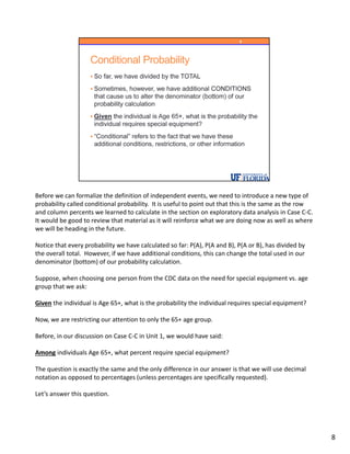 0304 unit-3 a-conditional-probability-and-independence | PDF | Diabetes ...