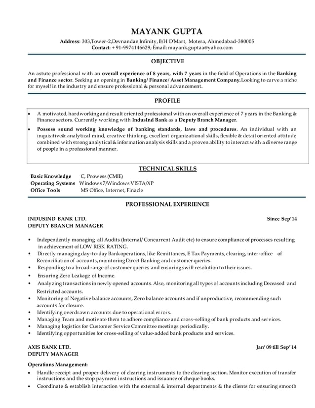 MAYANK RESUME | PDF | Free Download