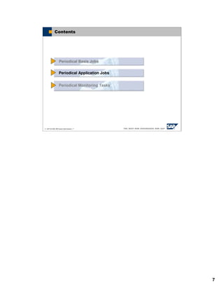 SAP Periodical Jobs And Tasks | PDF | Databases | Computer Software and Applications