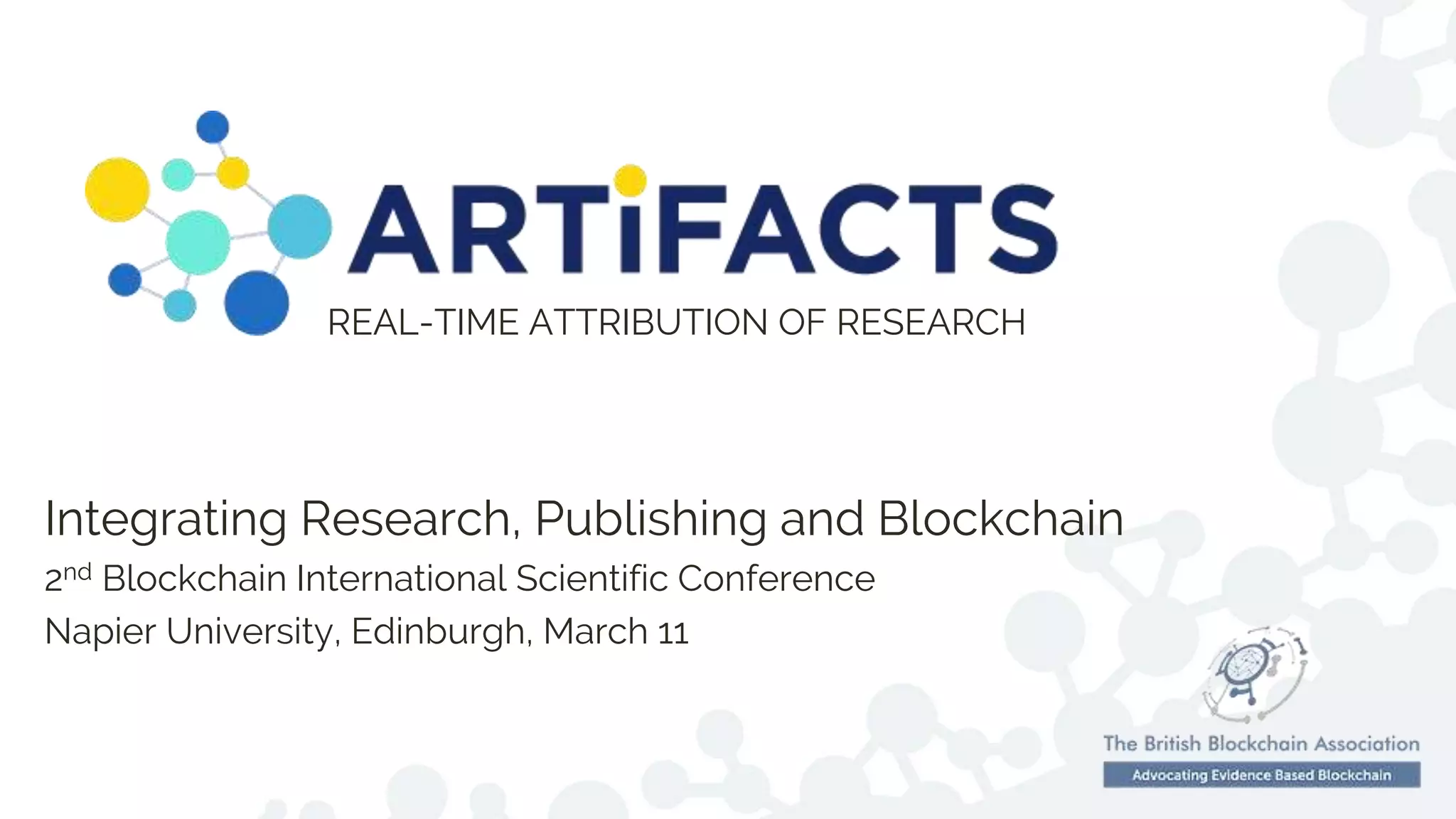 ARTiFACTS, Emma Boswood | PPT