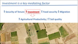 Land Tenure Security, Migration and the Voluntary Guidelines on the ...