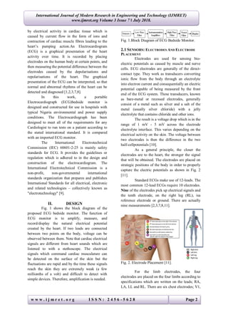 Electrocardiograph: A Portable Bedside Monitor | PDF | Heart and ...