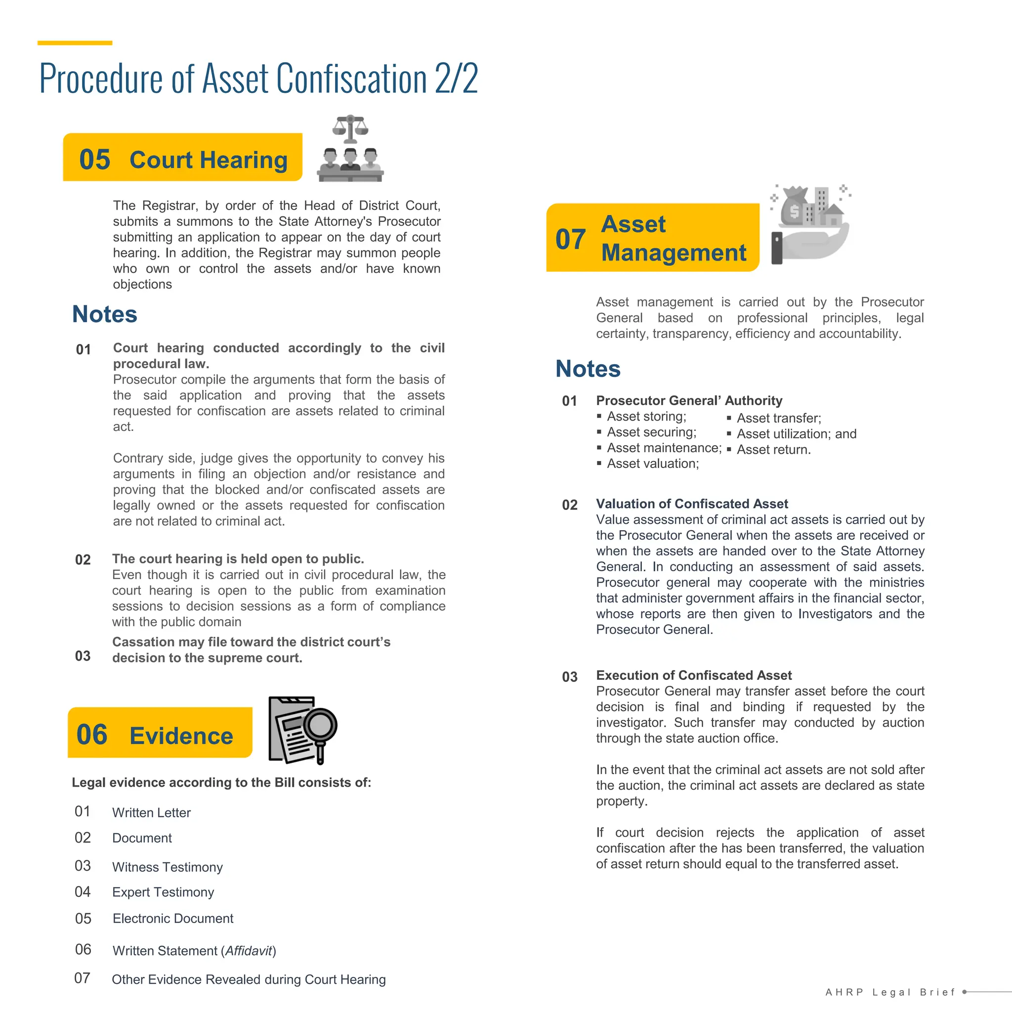 Overview of Asset Confiscation Bill | PDF