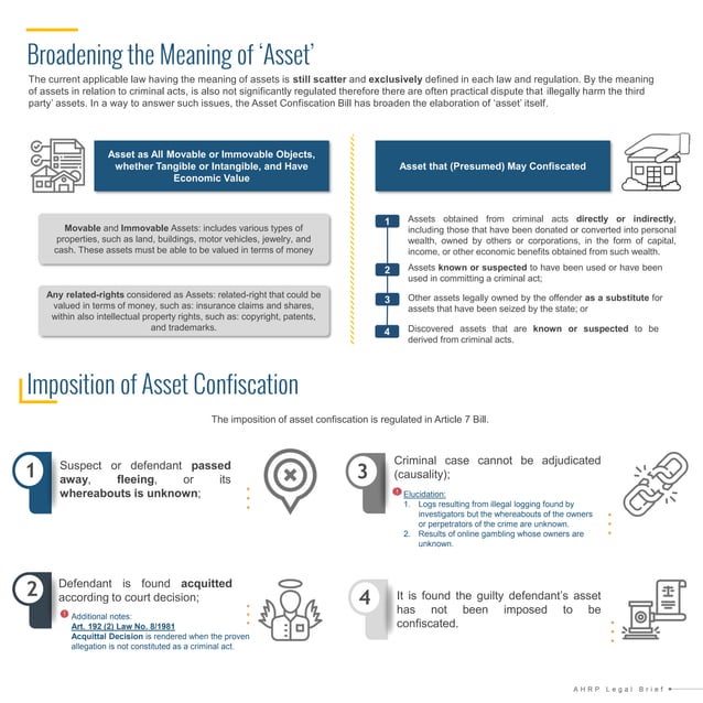 Overview of Asset Confiscation Bill | PDF