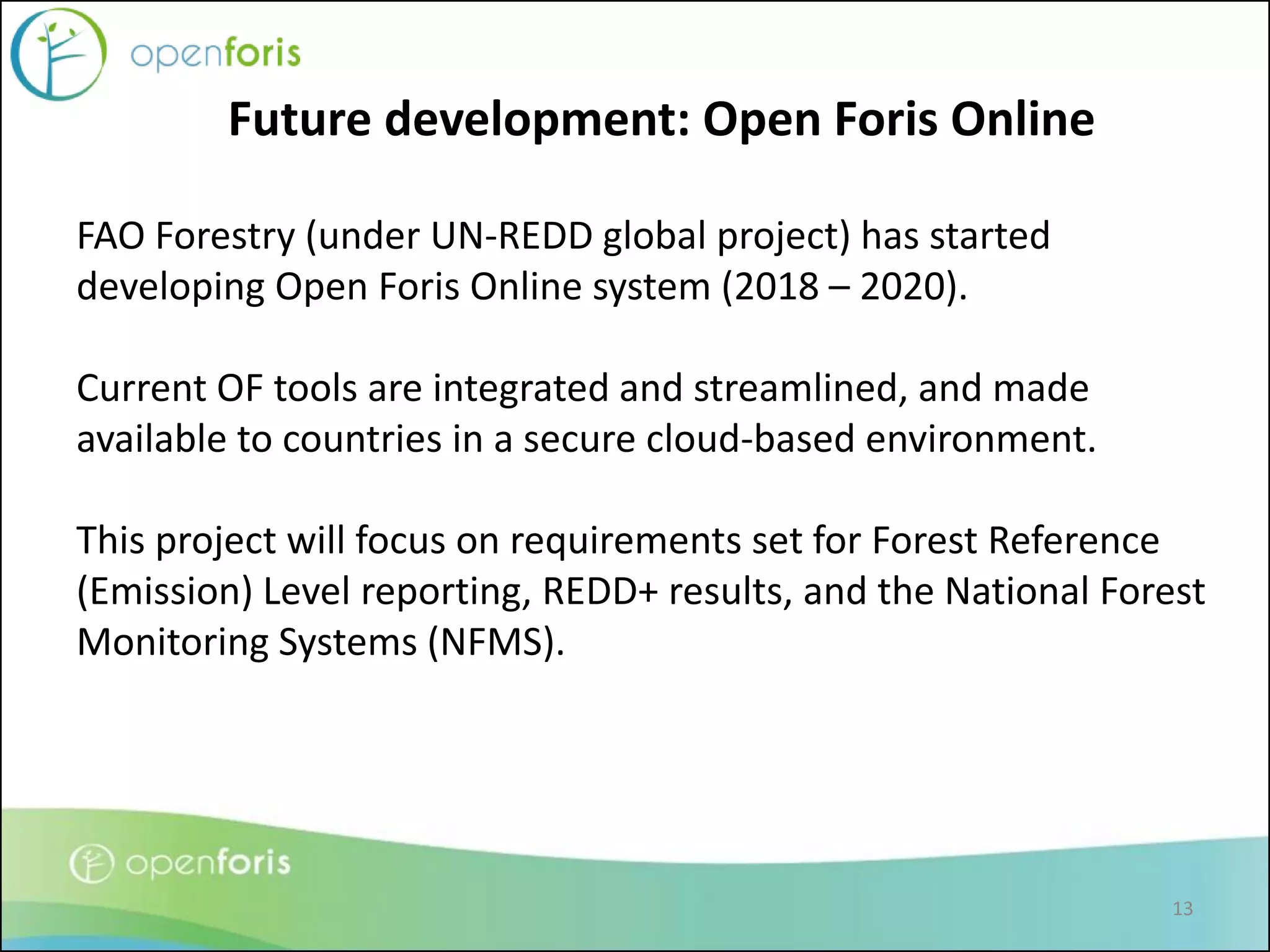 Introducing Open Foris tools | PDF