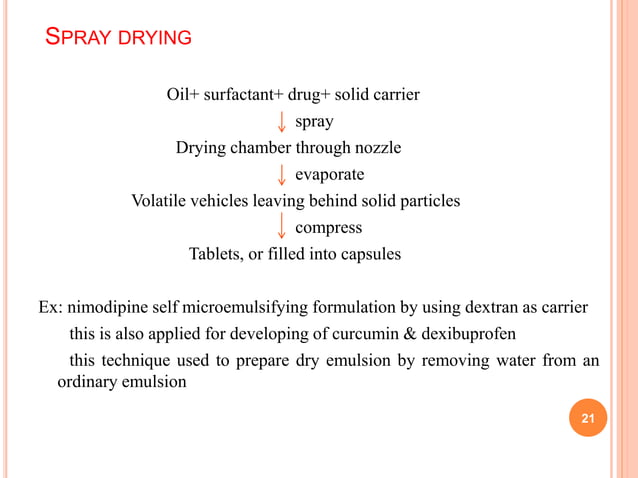 Self emulsifying drug delivery system | PPT