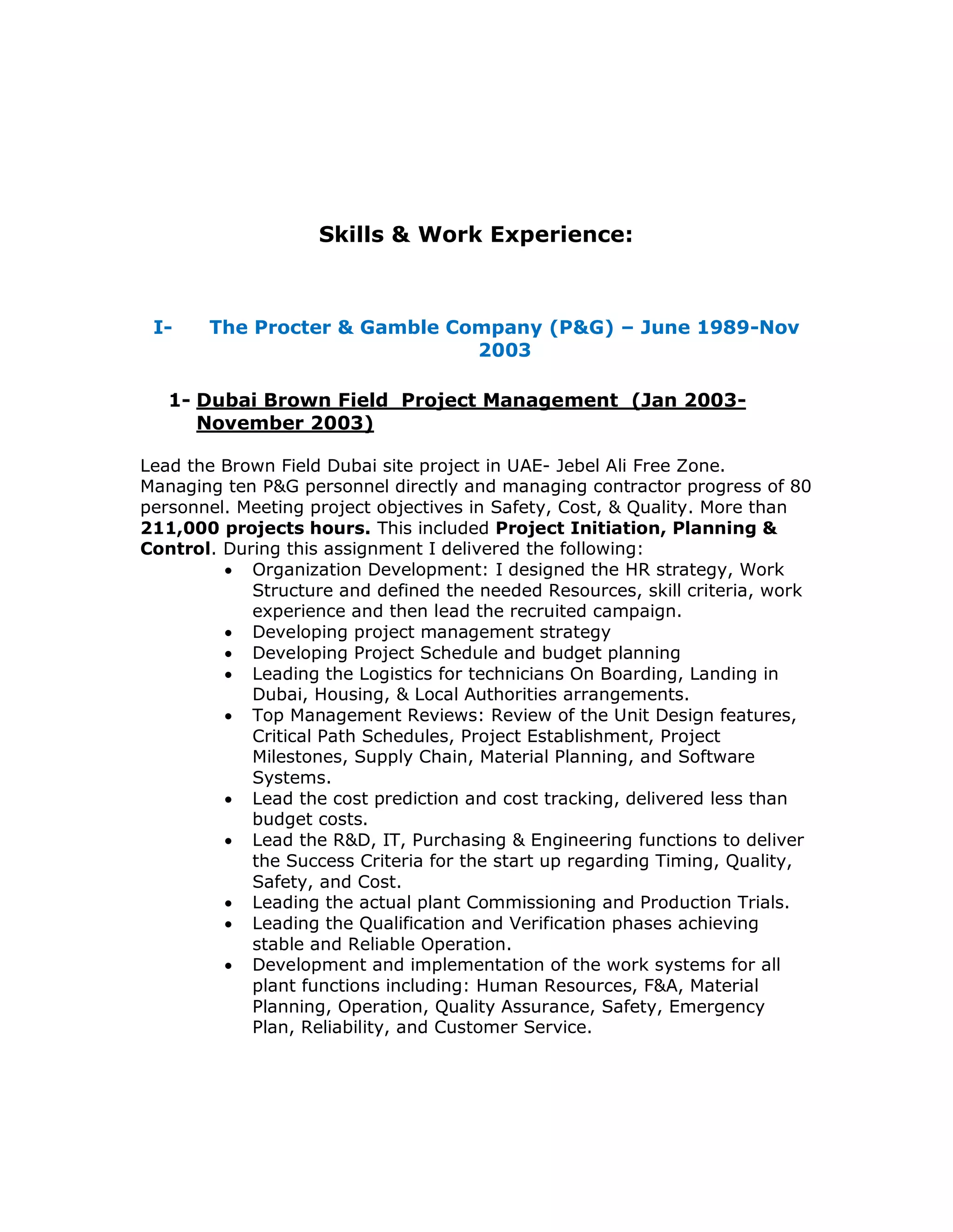 MOAYAD Awad CV Dec 2014-signed | PDF | Business Utilities | Business