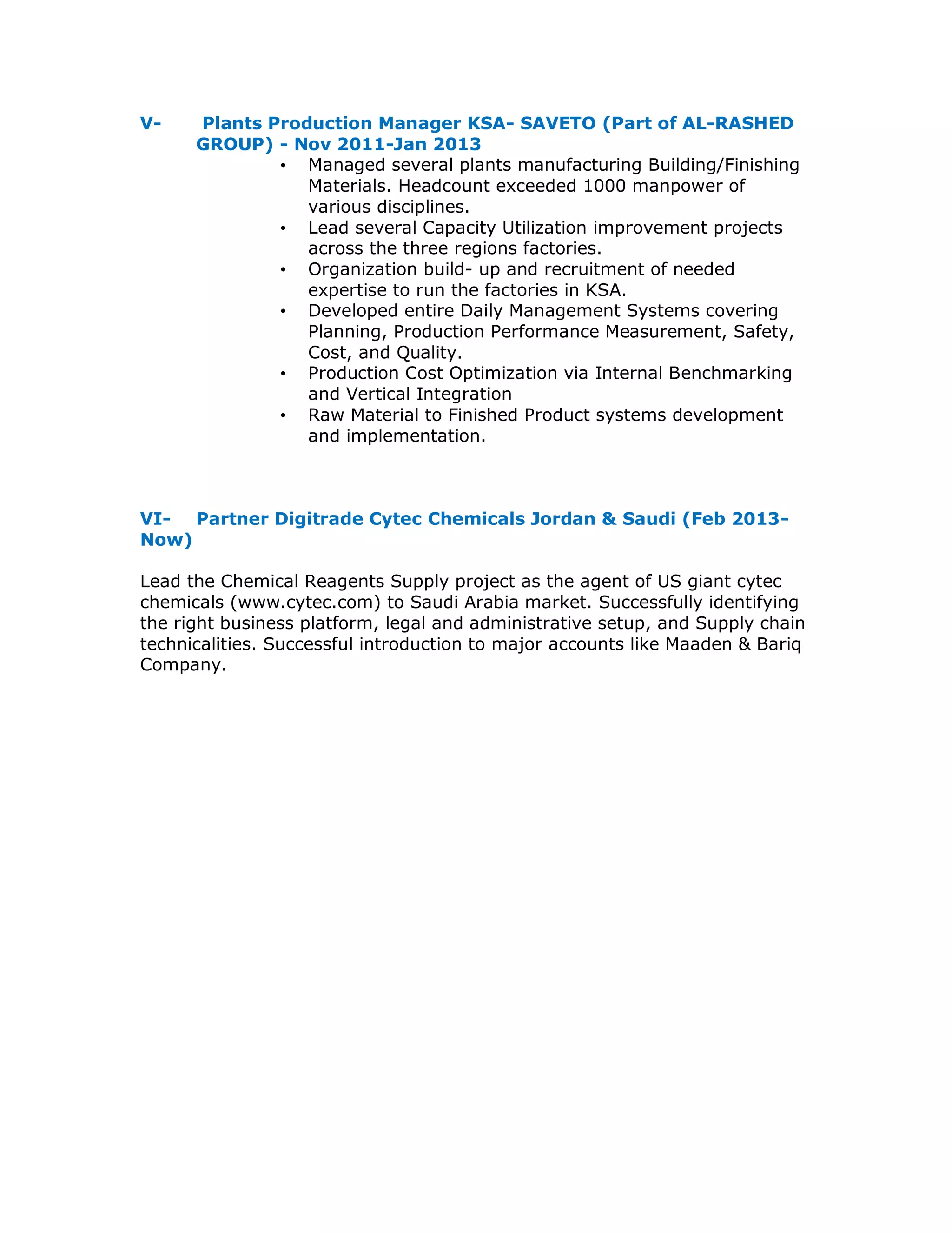 MOAYAD Awad CV Dec 2014-signed | PDF | Business Utilities | Business