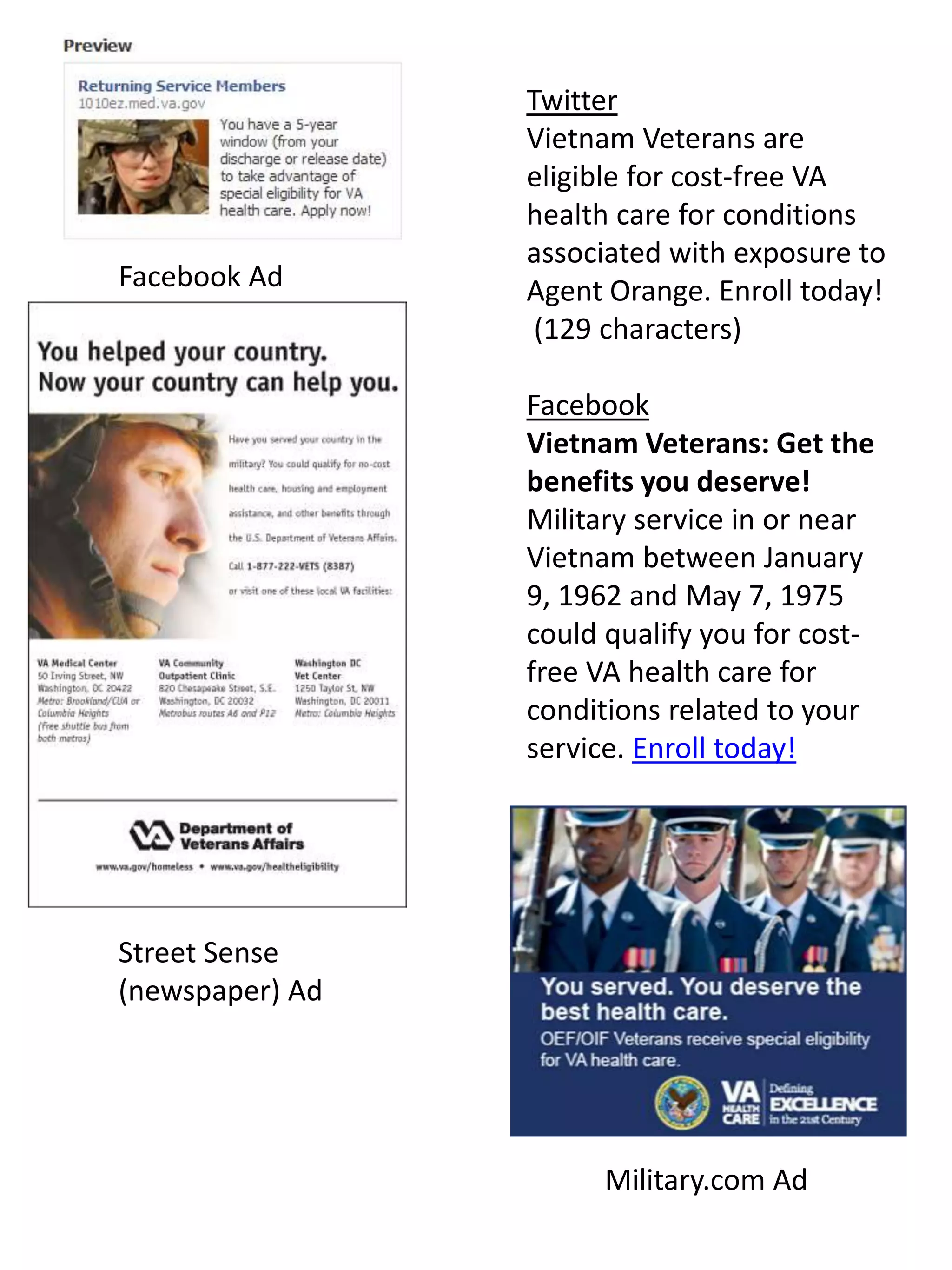 Health Benefits Enrollment Campaign Samples | PPTX