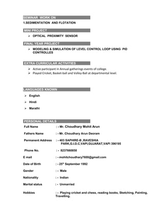 mohit resume | PDF