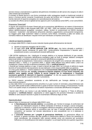 Energy Service Company: documento istituzionale | PDF