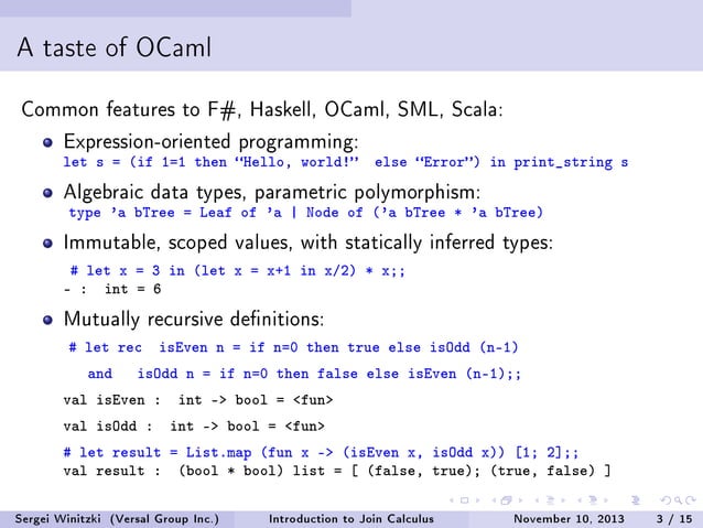 Introduction to join calculus | PDF | Programming Languages | Computing